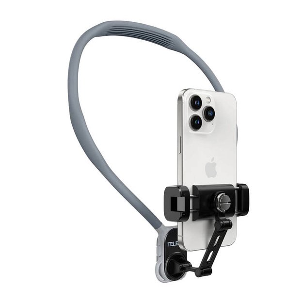 TELESIN neck mount with cell phone holder| Liumenai.lt